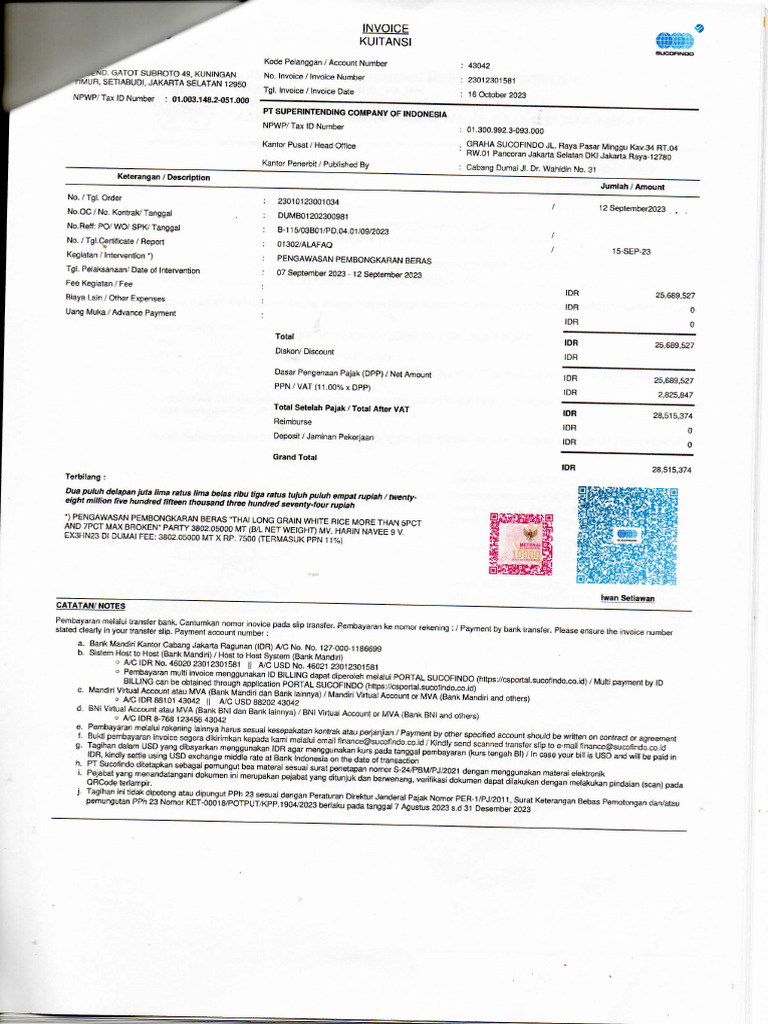 Invoice Survey | PDF