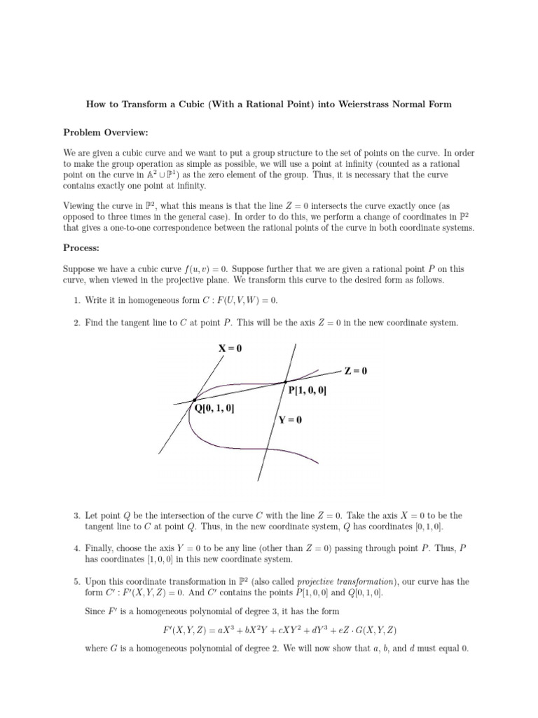 weierstrass-normal-form-transformation-pdf-mathematics-algebra