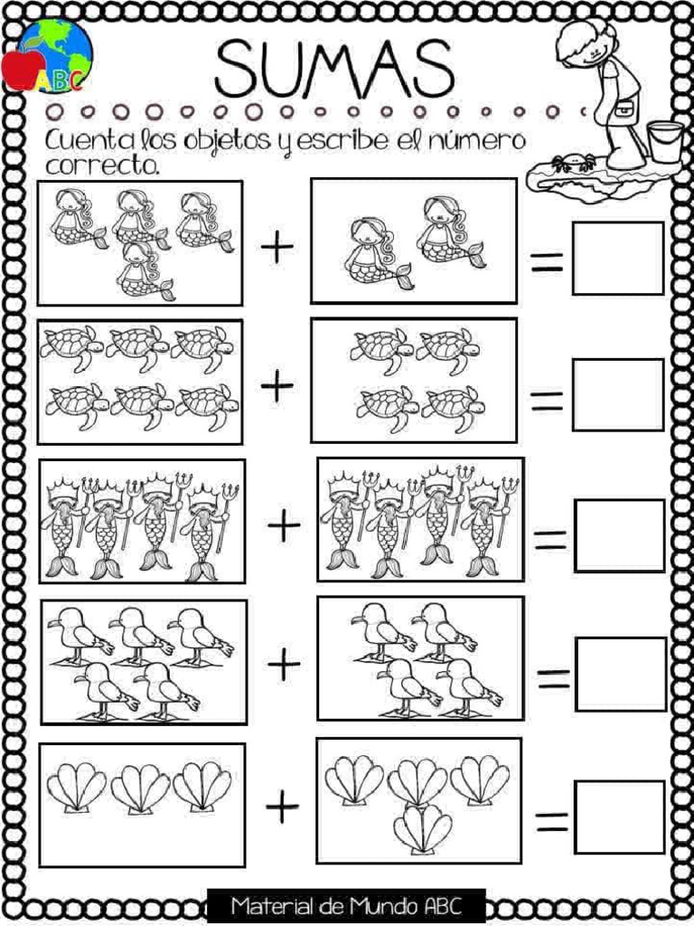 Cuadernito para Trabajar Las Operaciones Basicas de Sumar y Restar | PDF