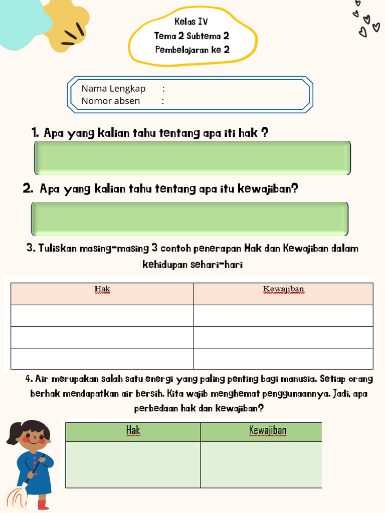 LKPD Kelas 4B | PDF