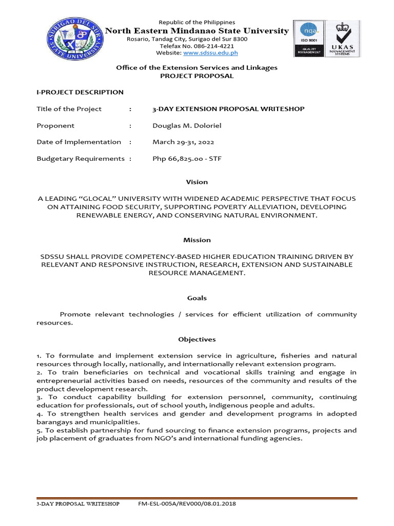 3-Day Proposal Writeshop | PDF