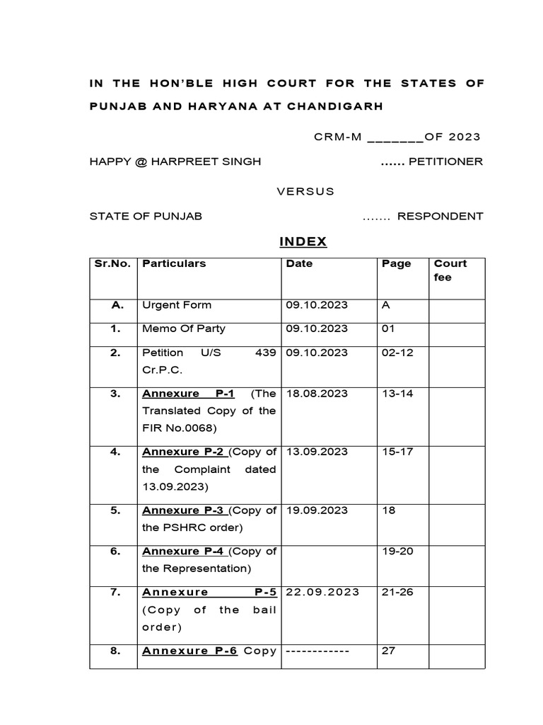 Regular Bail Happy HC | PDF | Bail | Crimes