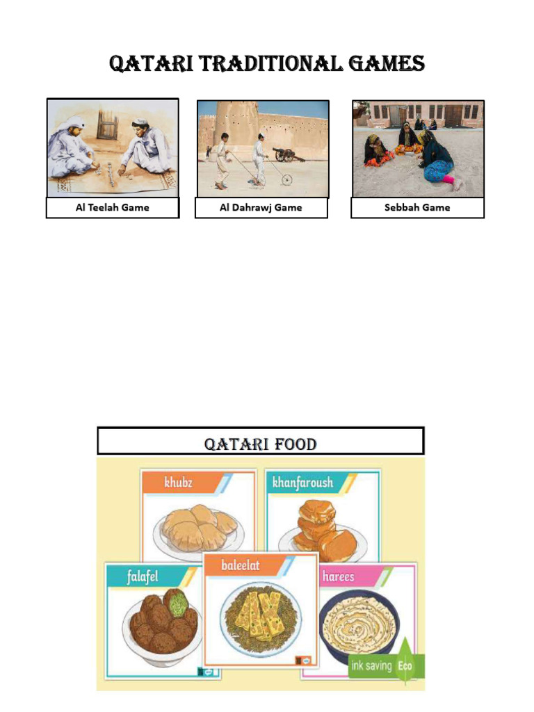 QATAR Traditional Games | PDF