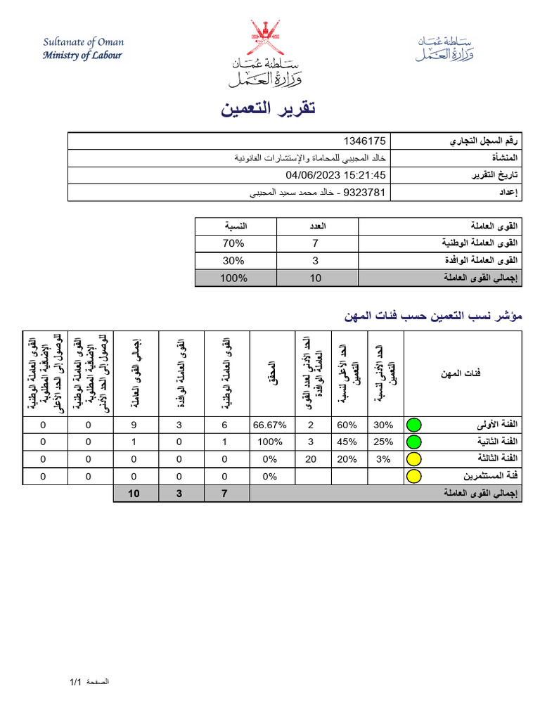 Omanization Report AR | PDF