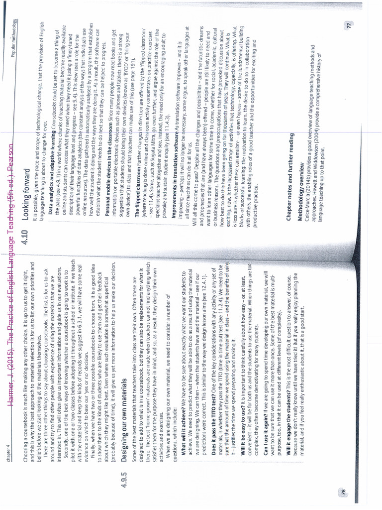 How To Design Our Own Materials - Jeremy Harmer | PDF