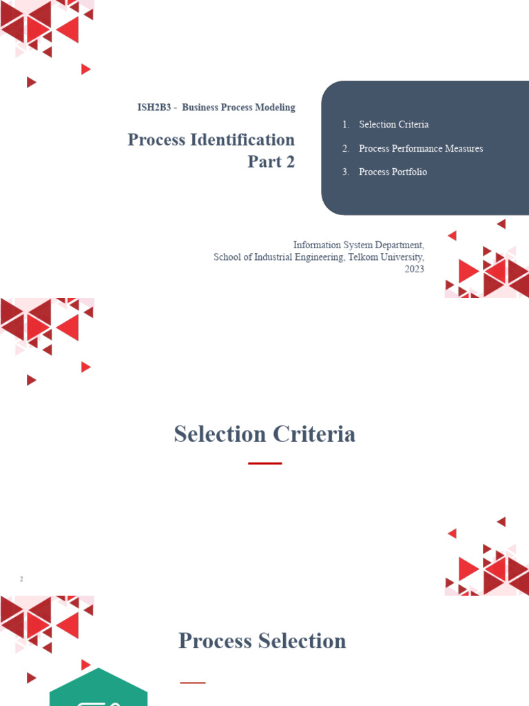 [3] Process Identification Part 2 | PDF | Business Process | Business ...