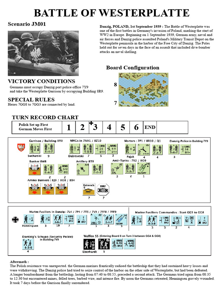 JM01 - Battle of Westerplatte | PDF