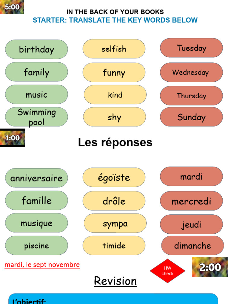 Year 9 - Week 9 - Lesson 17 (Revision) | PDF