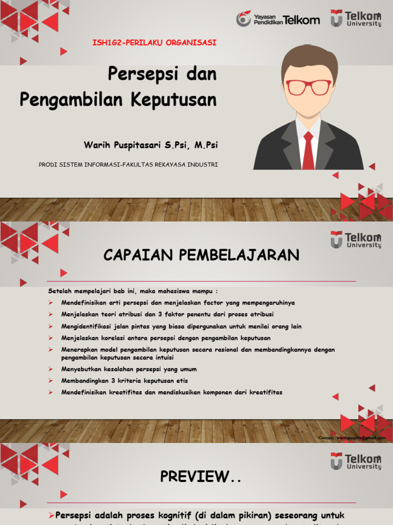 Pertemuan 5 Persepsi Dan Pengambilan Keputusan-TNA | PDF Pertemuan 5 Persepsi Dan Pengambilan Keputusan-TNA | PDF