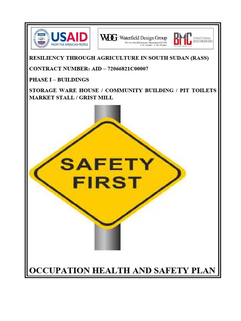 Ohs Plan Draft | PDF | Occupational Safety And Health | Employment