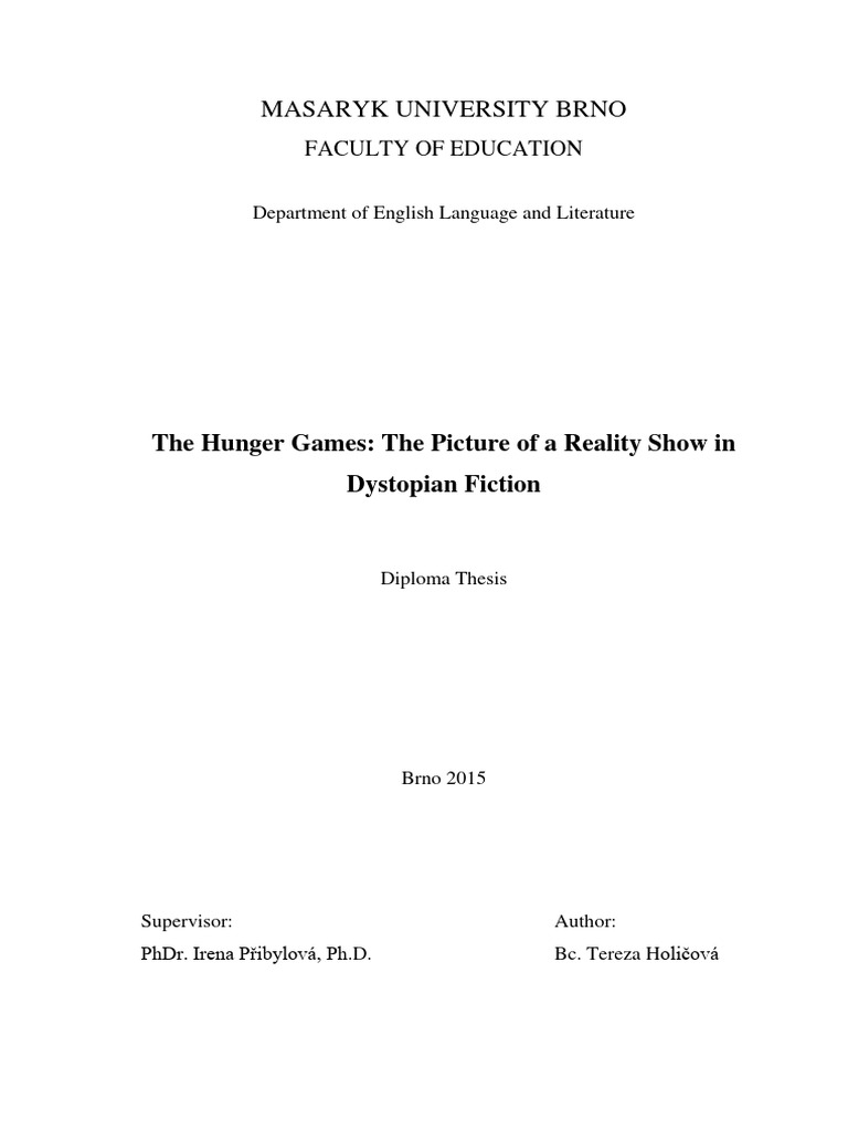 Diploma - Thesis English Model | PDF