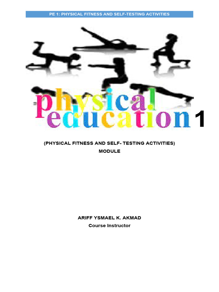 PE 1 Module Chapter 3 1 - 060338 | PDF | Myocardial Infarction | Physical Fitness