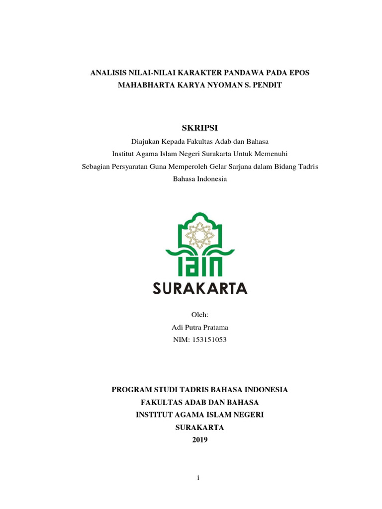 Skripsi (Adi Putra Pratama) | PDF