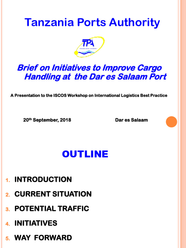 Tpa 19 20th September 2018 Workshop Dar Es Salaam | PDF | Economies ...