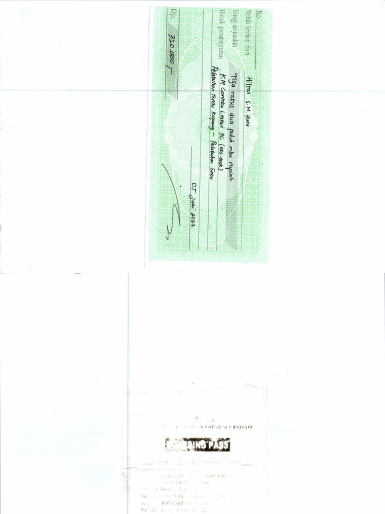 Lampiran Kwitansi 1 | PDF