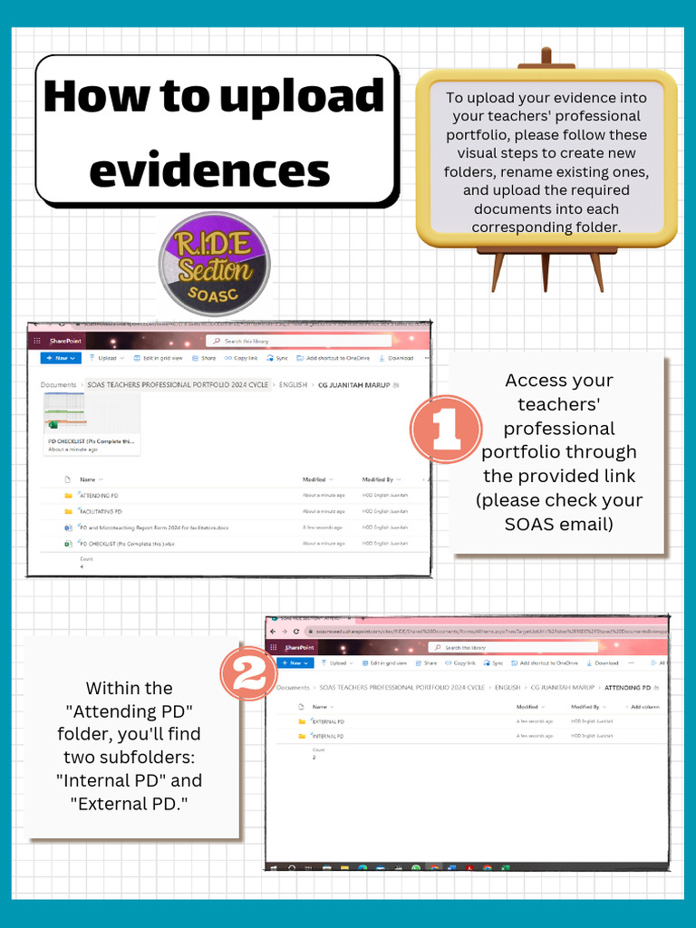 How To Upload Evidences 2024 | PDF | Directory (Computing) | Computer File