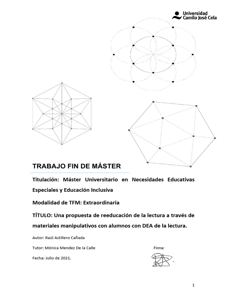 TFM Final | PDF | Aprendizaje | Cognición