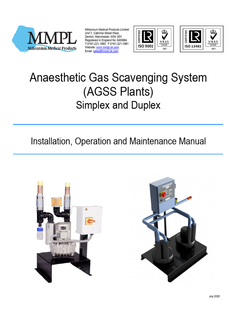AGSS Simplex Duplex Manual July 2020 | PDF | Relay | Pump