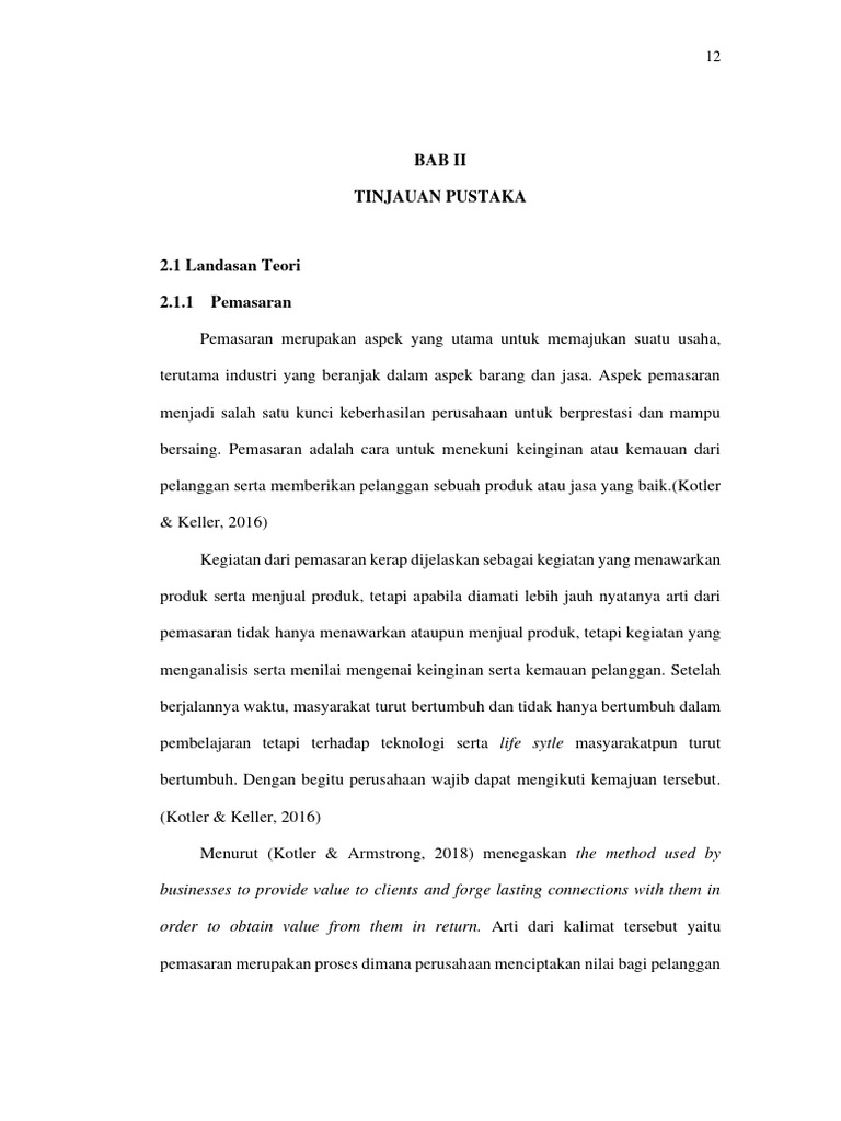 Bab Ii | PDF | Karier & Perkembangan | Ilmu Sosial