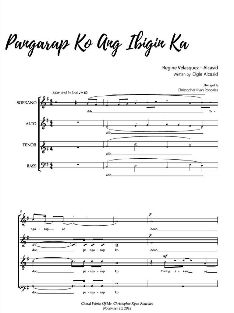 Pangarap Ko Ang Ibigin Ka | PDF