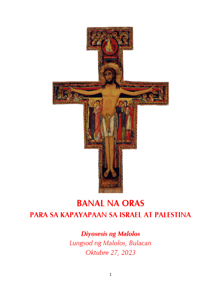 Banal Na Oras para Sa Kapayapaan | PDF