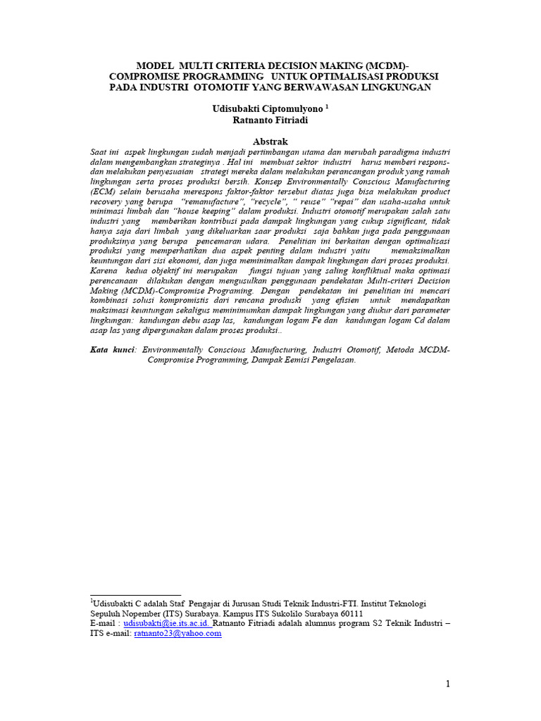 Makalah Ratnanto Compromise | PDF | Bisnis