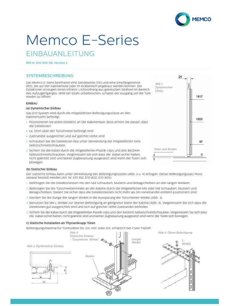 E10 856 E-Series Installation Guide V02 (ML) | PDF