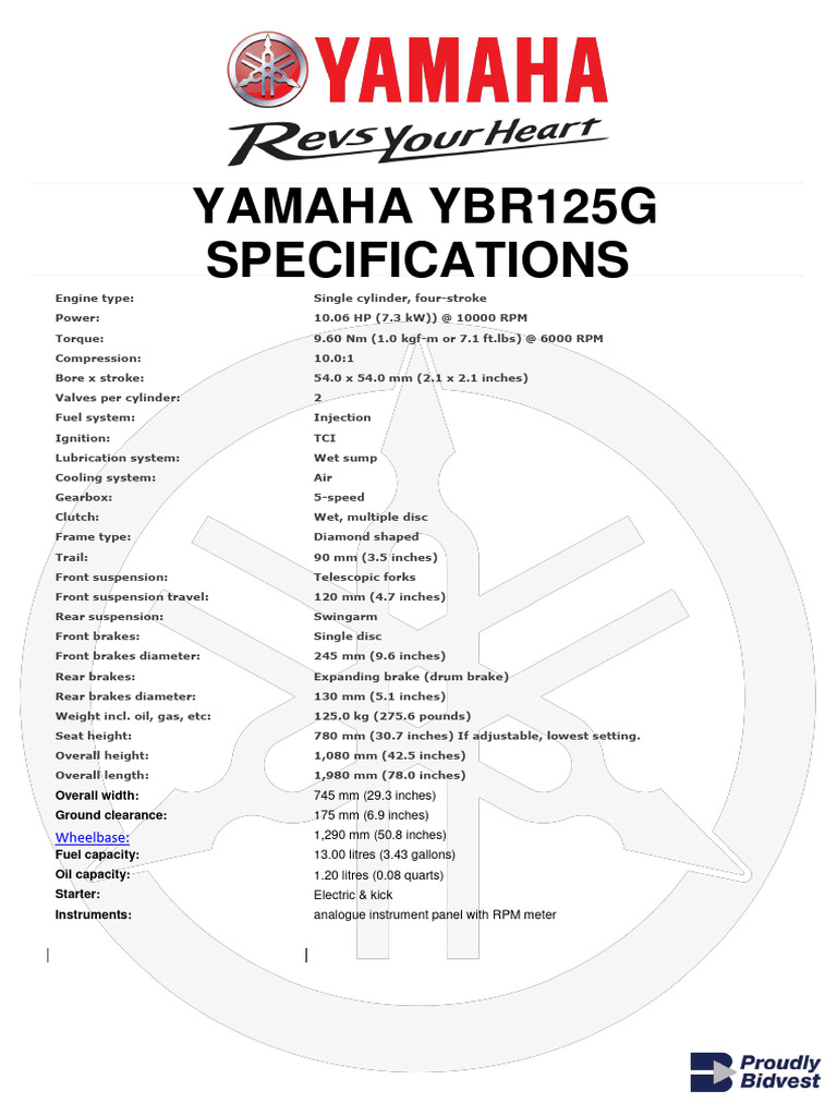 YBR125G | PDF