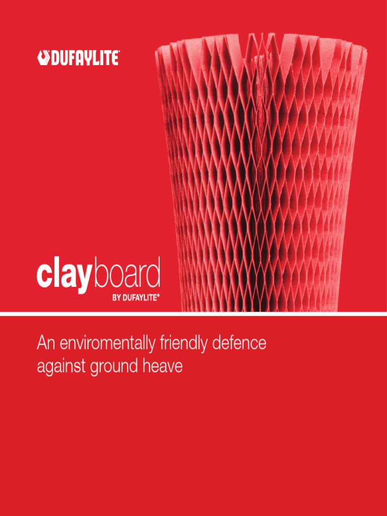 2019 Dufaylite - Clayboard Brochure | PDF | Water | Soil