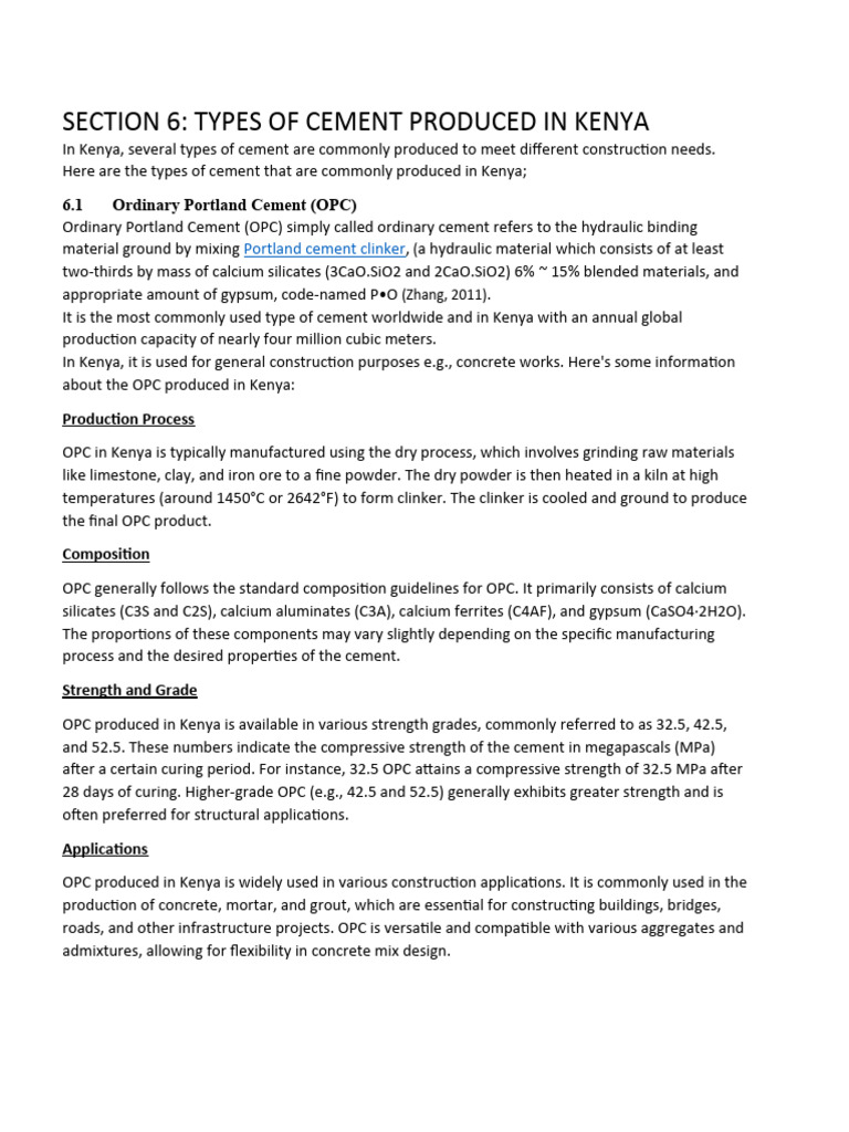CEMENT TYPES, RAW MATERIALS, PROCESSES AND EQUPMENTS | PDF | Concrete ...