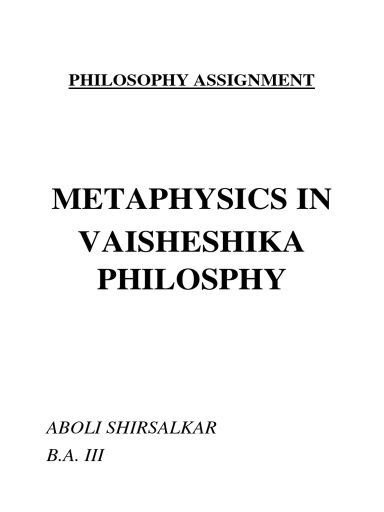 Padartha | Download Free PDF | Hindu Philosophy | Metaphysical Theories
