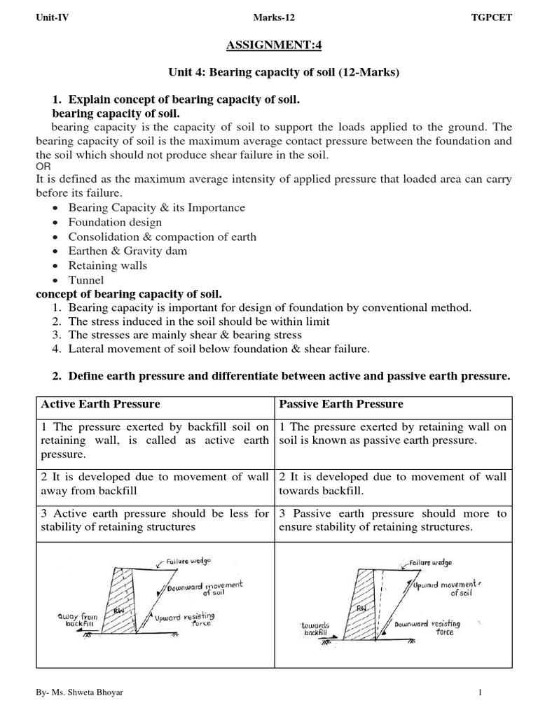 Gte Assignment 4 Solution | PDF | Solid Mechanics | Earth Sciences