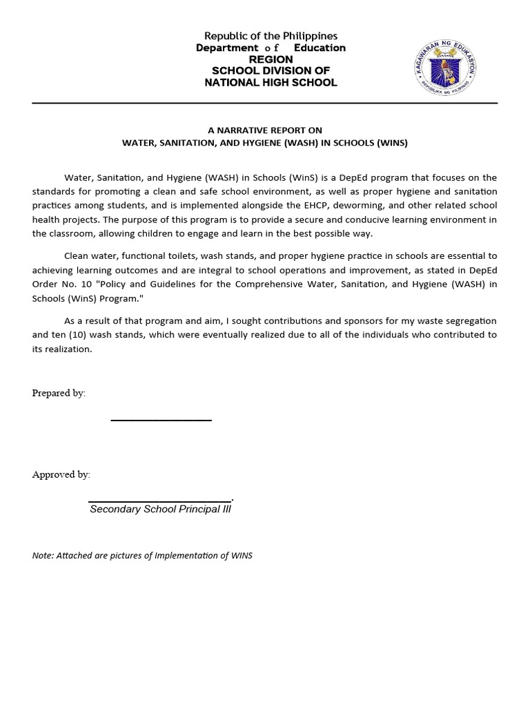 WINS Program Accomplishments Report | PDF