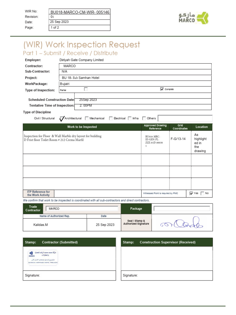 BU018-MARCO-CM-WIR-005146-R1 | PDF