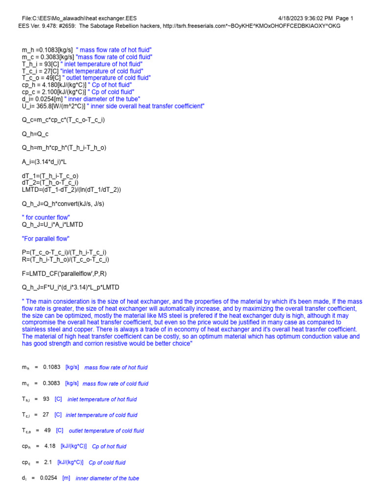 Heat Exchanger | PDF | Heat Exchanger | Heat Transfer