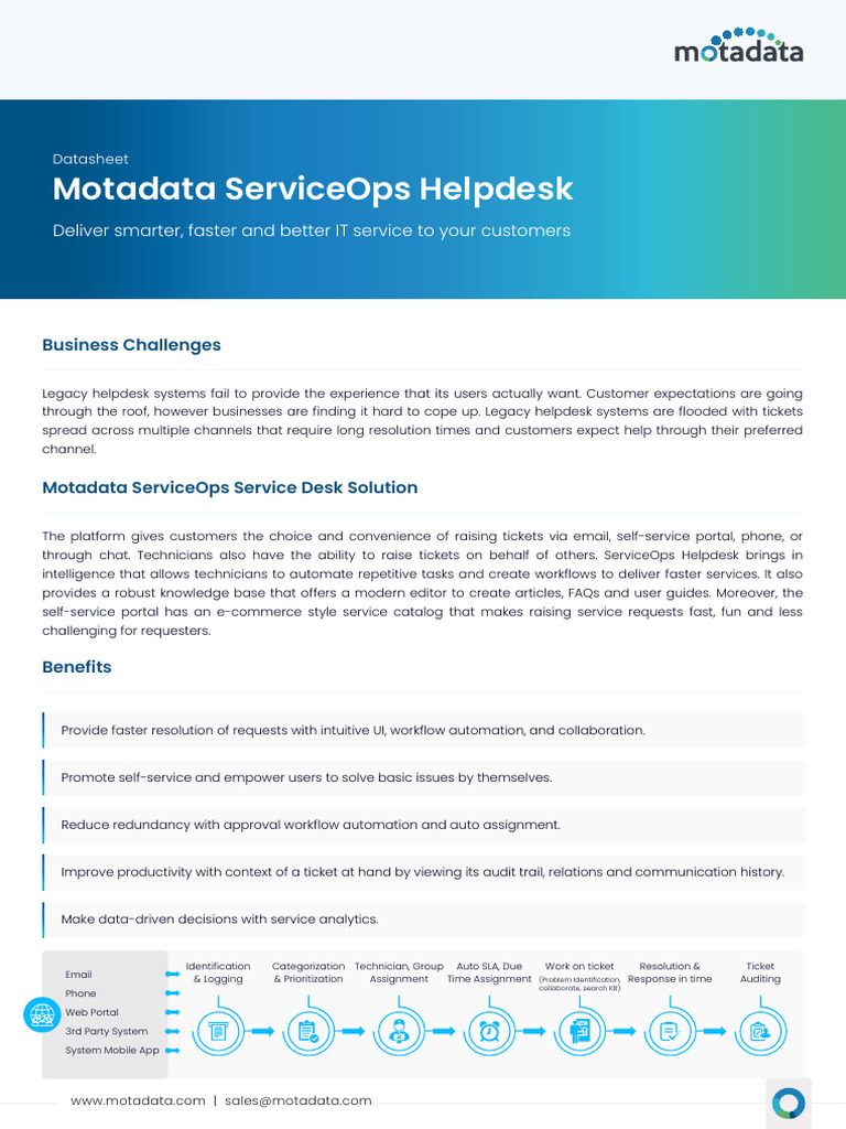 IT ServiceOps HelpDesk Datasheet-MAY2326 - 1685105372 | PDF | Tag ...