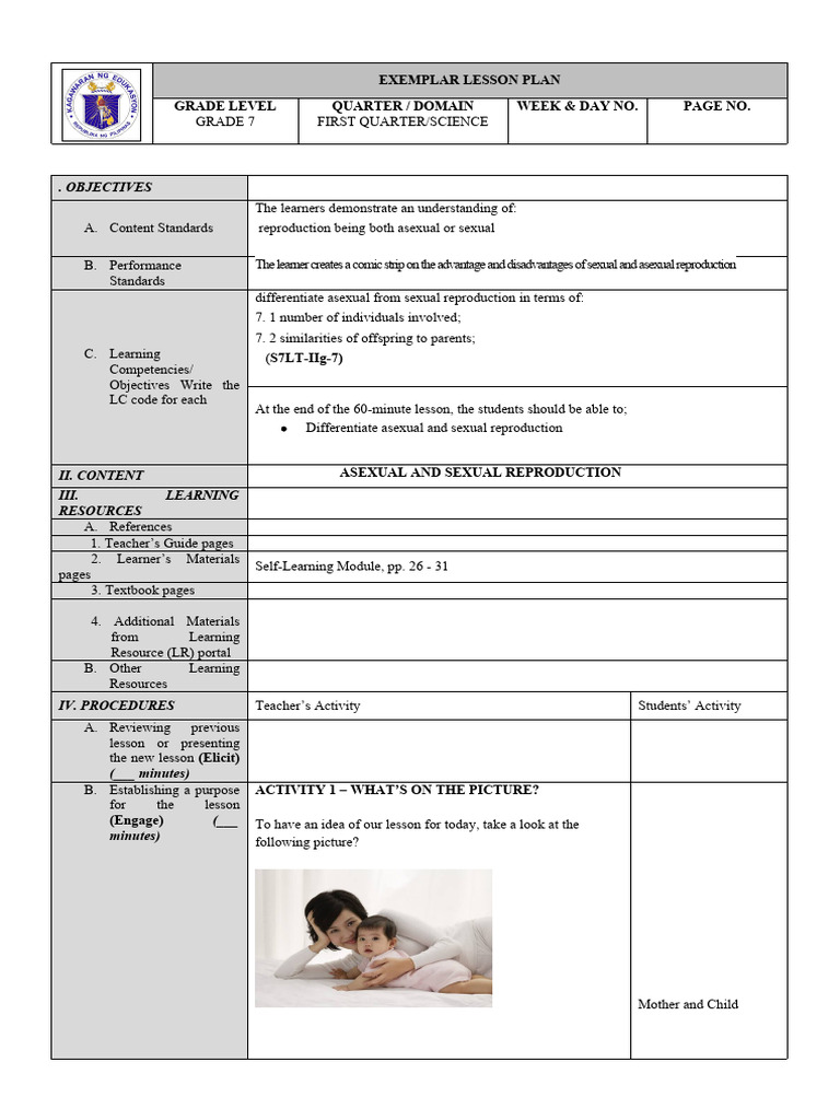DLP Asexual and Sexual Reproduction New | PDF | Sexual Reproduction ...