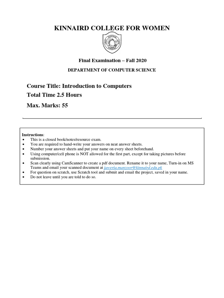Itc Paper B Part 1 V1 Pdf Security Computer Security 