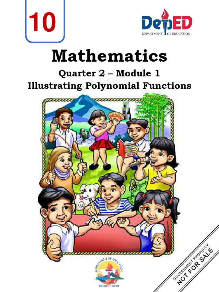 Quarter 2-Module-1 - Illustrating-Polynomial-Function | PDF | Factorization | Polynomial