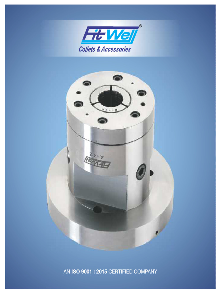 CNC Collet Chuck Specifications Guide | PDF | Tools | Metalworking