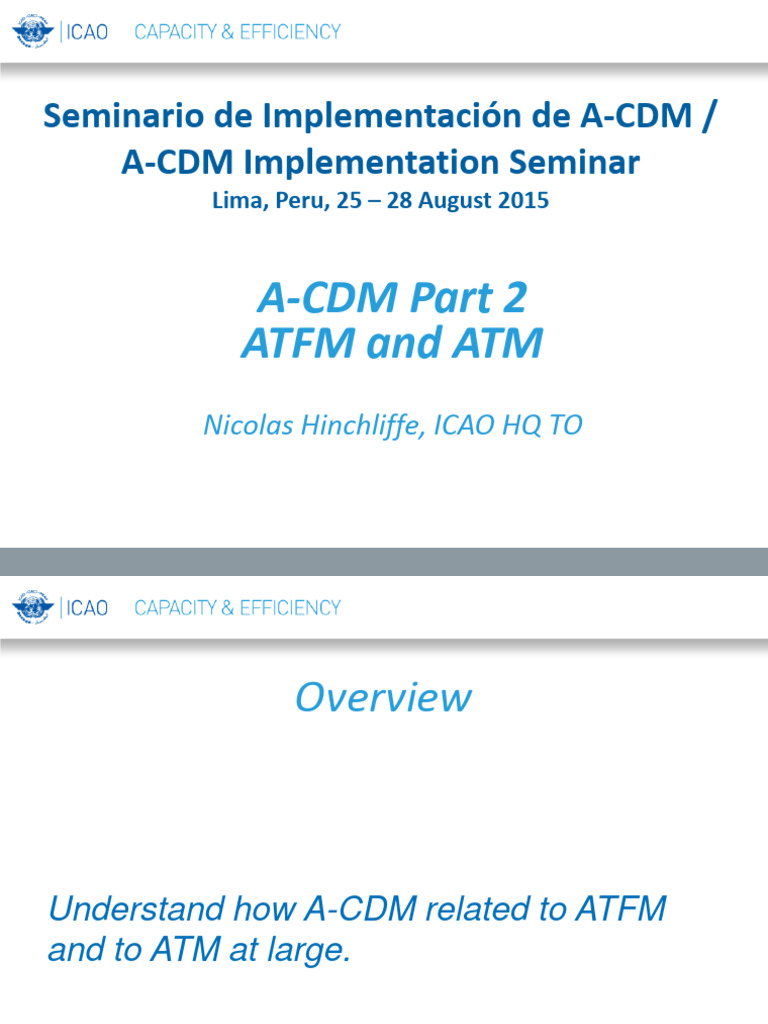 05 - Acdm and Atfm and Atm | Download Free PDF | Aviation | Transport ...