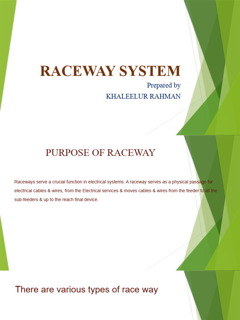 Raceway System (Khaleelur Rahman) | PDF | Polyvinyl Chloride ...