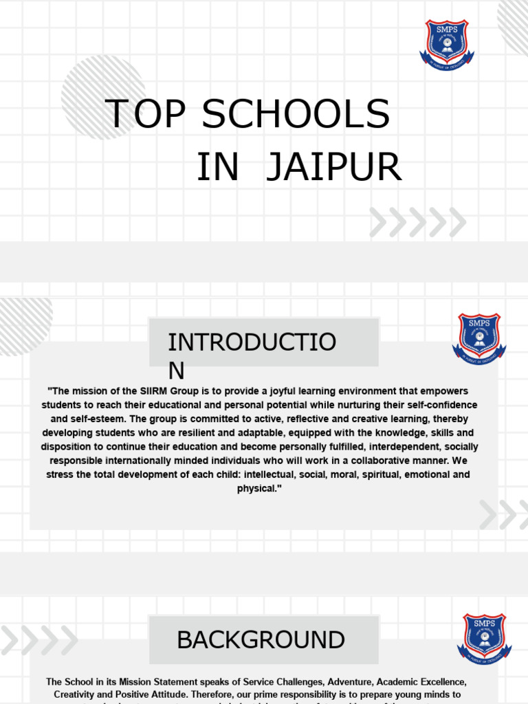 Top Schools in Jaipur: A Comprehensive Guide | PDF