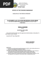 Business Permit Sample | PDF