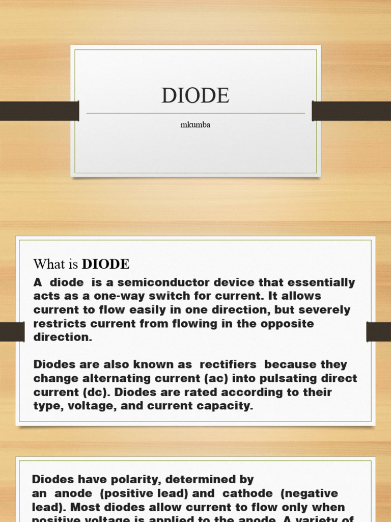 Diode | PDF | Rectifier | Diode