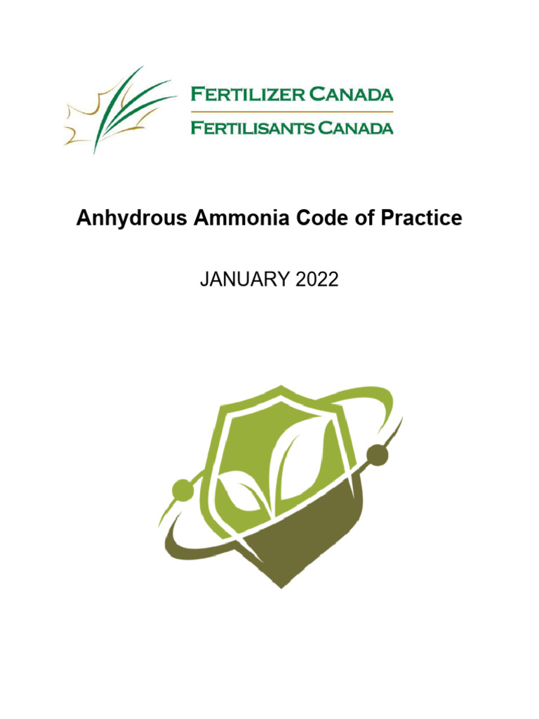 2022 Anhydrous Ammonia Code of Practice July 2021 | PDF | Audit ...