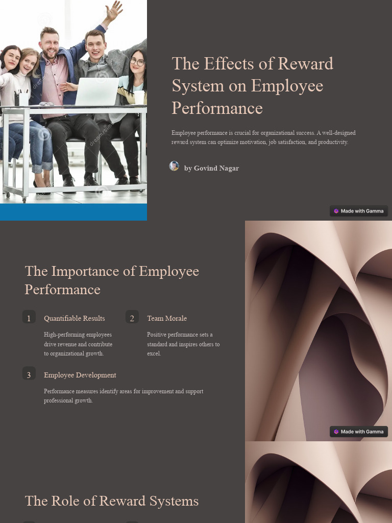 The Effects of Reward System On Employee Performance | PDF ...