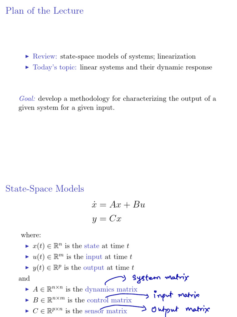 Lecture Slides 03 - Dynamic Response of Linear Systems | PDF | Systems ... Lecture Slides 03 - Dynamic Response of Linear Systems | PDF | Systems ...