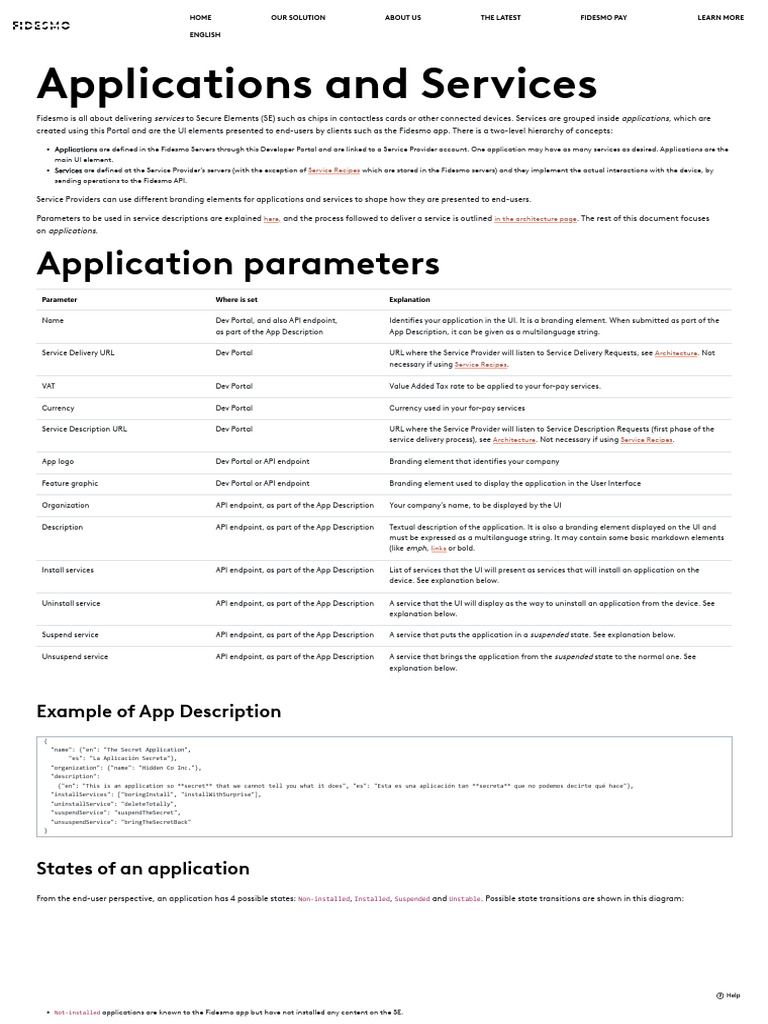 Applications and Services2 - Fidesmo | Download Free PDF | Mobile App | Application Software