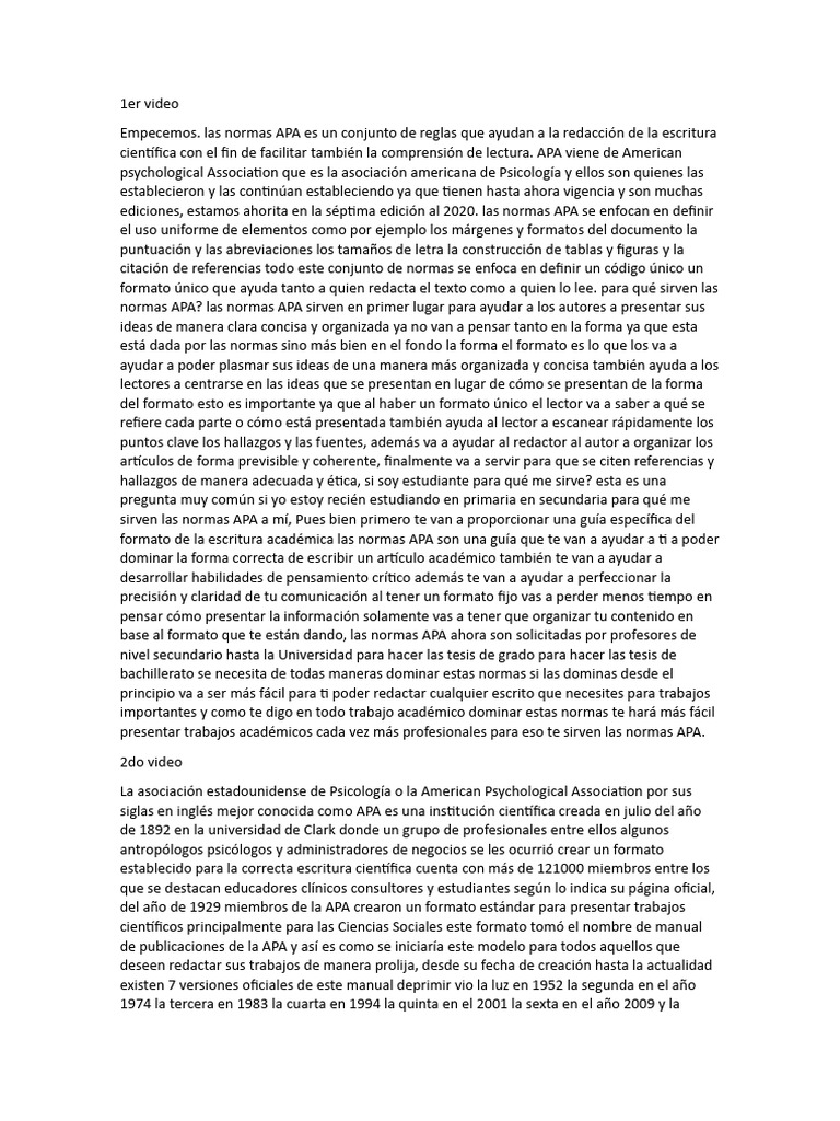 APA Tema A Exponer | PDF | Estilo apa | Sicología